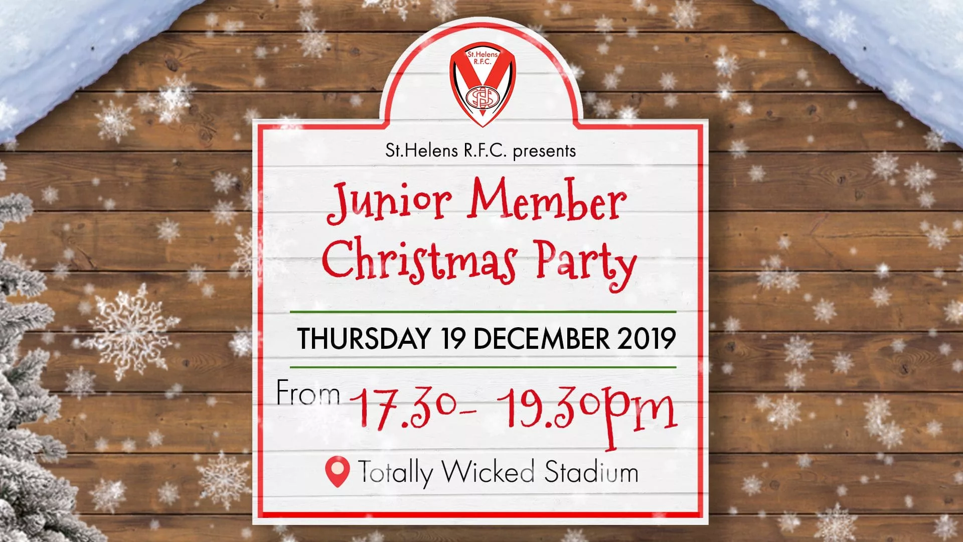 Junior Members Christmas Party - BrewDog Stadium